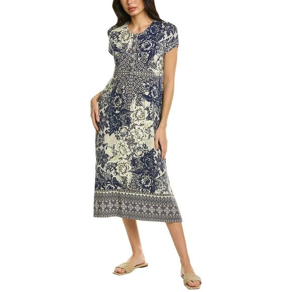 Johnny Was | Dresses | Johnny Was Womens Filo Maxi Dress Blue | Poshmark